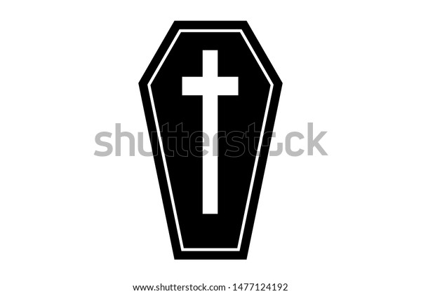 Coffin Icon Trendy Coffin Logo Concept Stock Vector (Royalty Free ...