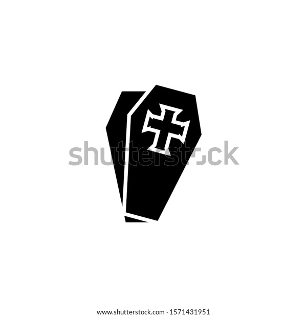 Coffin Icon Trendy Coffin Logo Vector Stock Vector (Royalty Free ...