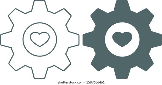 2,849 Heart Cog Wheel Images, Stock Photos & Vectors | Shutterstock