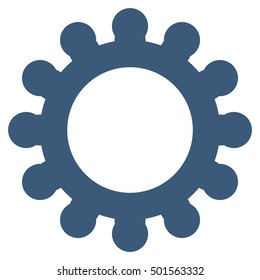 Cog Vector Pictogram Style Flat Graphic Stock Vector (Royalty Free ...