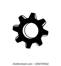 Cog Wheel Simple Doodle Vector Stock Vector (Royalty Free) 1350729362 ...