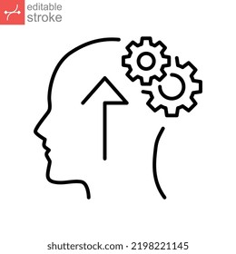 Cognitivity Icon Improvement Cognitive Ability Human Stock Vector ...