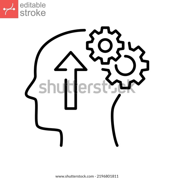 Cognitivity Icon Improvement Cognitive Ability Human Stock Vector ...