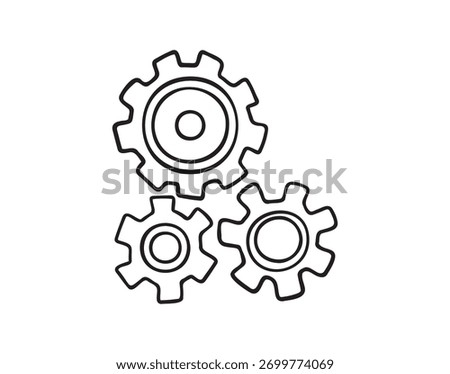 Cog Drawing | Free download on ClipArtMag