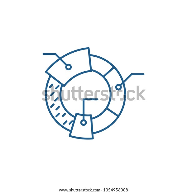 Cohort Analysis Line Icon Concept Cohort Stock Vector (Royalty Free ...