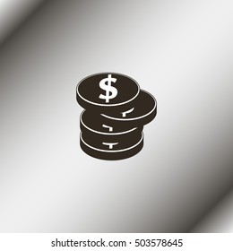 Coin Illustration Stock Vector (Royalty Free) 503578645 | Shutterstock