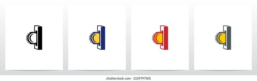 Coin Insert On Letter Logo Design Stock Vector (Royalty Free ...