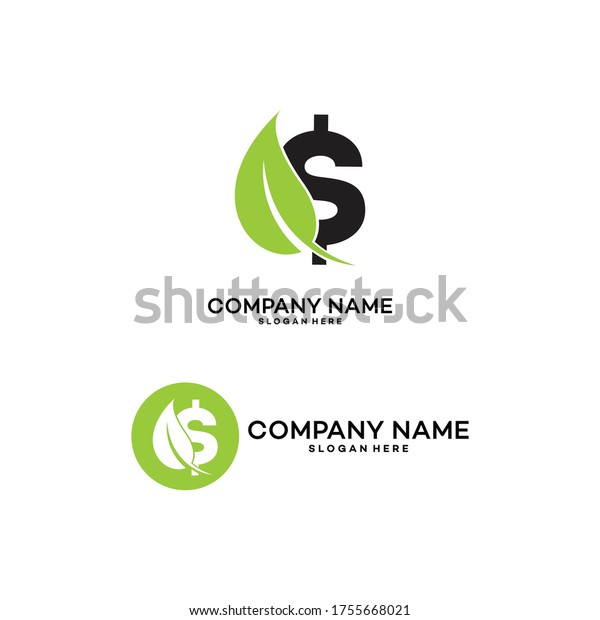 8,905 Leaf Dollar Sign Stock Vectors, Images & Vector Art | Shutterstock