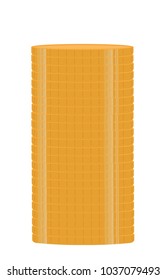 Coins Pile Isolated Vector Illustration Stock Vector (Royalty Free ...