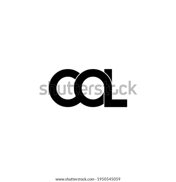 Col Letter Original Monogram Logo Design Stock Vector (Royalty Free ...
