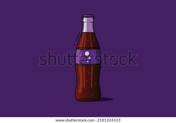 Cola Bottle Illustration Vector Art Stock Vector (Royalty Free ...