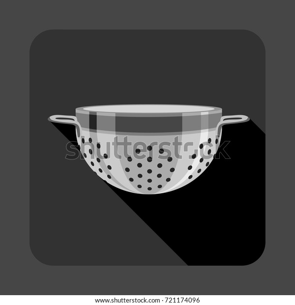 Colander Concept Background Cartoon Illustration Colander Stock Vector ...