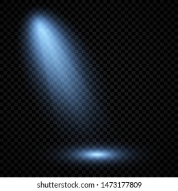 Cold White Lighting Spotlight Scene Illumination Stock Vector (Royalty ...