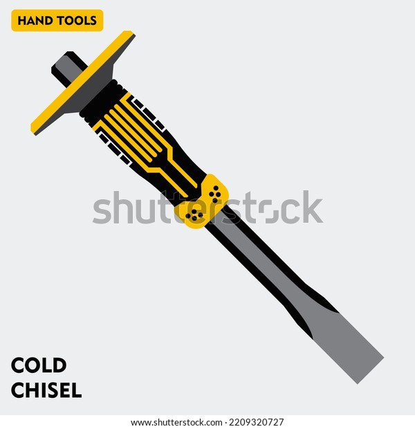 Cold Chisel Iron Chisel Stone Chisel Stock Vector (Royalty Free ...