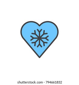 473 Frozen heart logo Images, Stock Photos & Vectors | Shutterstock