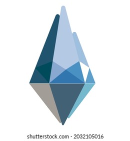 Cold Heart Logo Minimalism Vector Stock Vector (Royalty Free ...