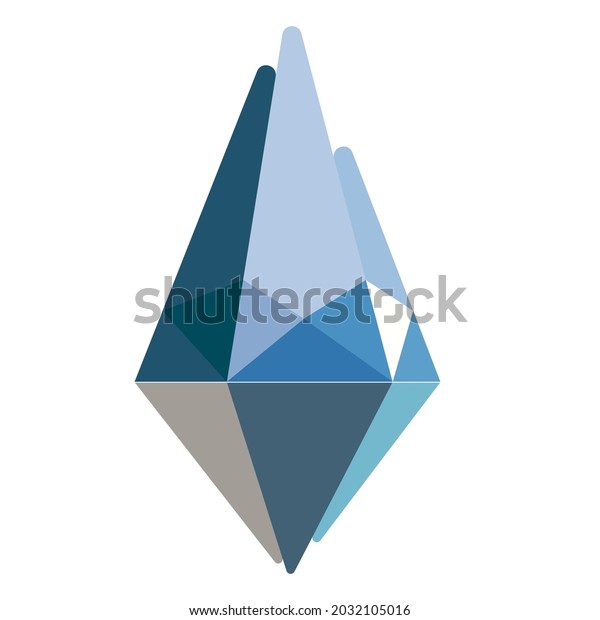 Cold Heart Logo Minimalism Vector Stock Vector (Royalty Free ...