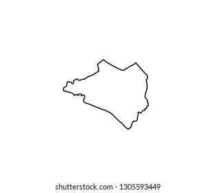 Colima Outline Map Mexico State Stock Vector (Royalty Free) 1305593449 ...