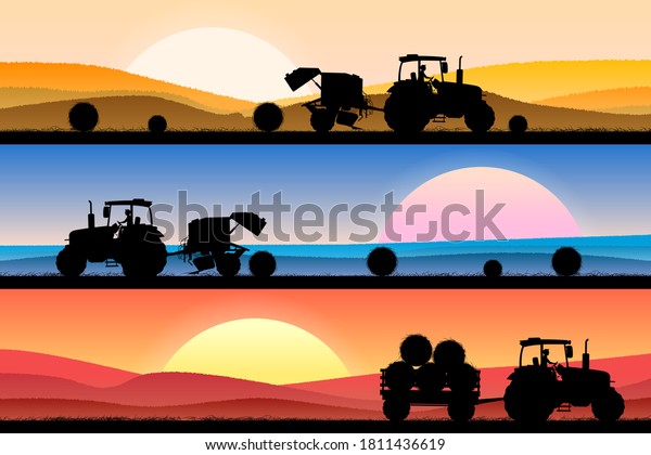17,384 Tractor Hay Field Images, Stock Photos & Vectors | Shutterstock