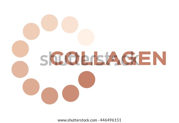 Collagen Icon Logo Vector Skin Tone Stock Vector (Royalty Free ...