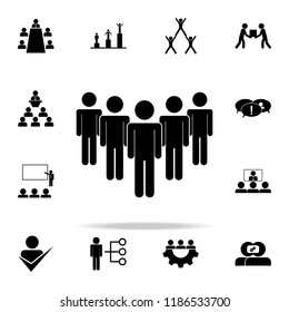 Colleagues Icon Teamwork Icons Universal Set Stock Vector (Royalty Free ...