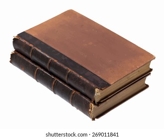 Collected Works Old Books Vector Stock Vector (Royalty Free) 269011841 ...