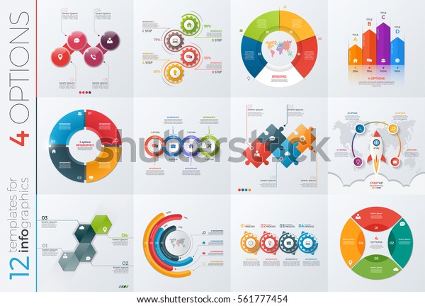 Coleção de 12 modelos vetoriais para: vetor stock (livre de direitos ...