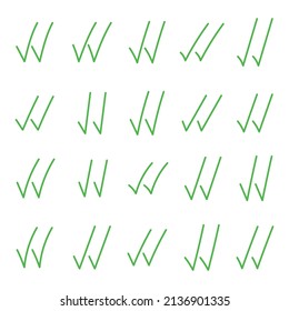 169 Green Double Check Mark Images, Stock Photos & Vectors | Shutterstock