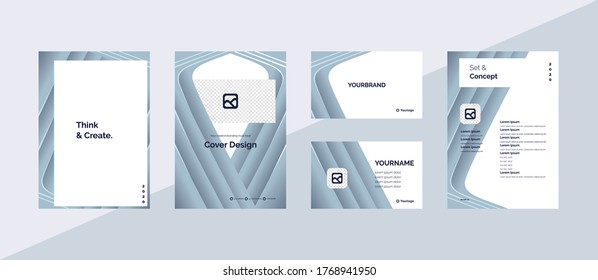 Collection A4 Design Templates Ready Be Stock Vector (Royalty Free ...