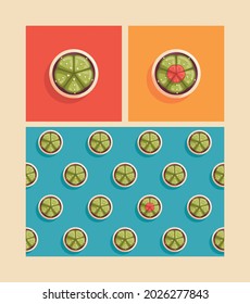 Collection Cactus Pot Top View Cactus Stock Vector (Royalty Free ...