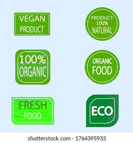 Collection Cafe Emblems Badges Tags Packaging Stock Vector (Royalty ...