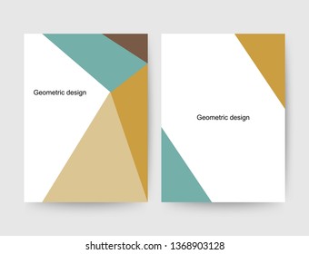 Collection Cover Page Layouts Vector Templates: เวกเตอร์สต็อก (ปลอดค่า ...