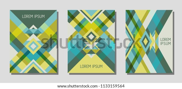 Collection Cover Page Layouts Vector Templates: vector de stock (libre ...