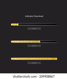 1,068 Golden loading bar Images, Stock Photos & Vectors | Shutterstock