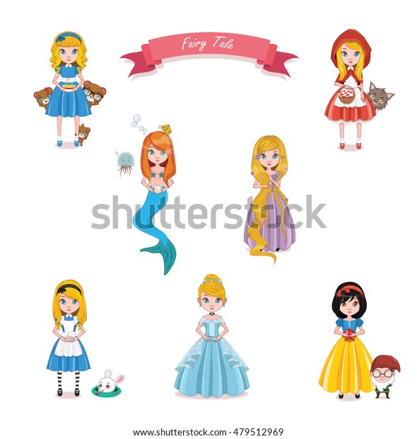 Collection of fairy tale characters