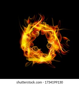 Fire Number 5 Stock Illustration 82486906