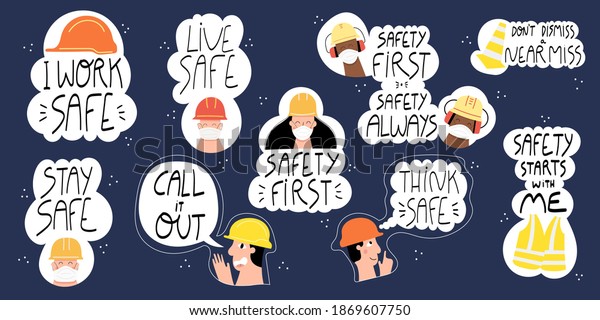 Collection Hand Drawn Lettering About Health Stock Vector (Royalty Free ...