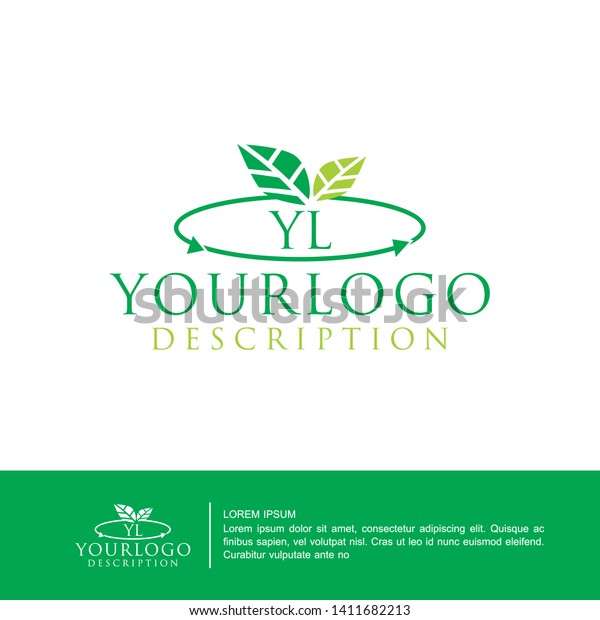 Collection Leaf Logos Health Trees Preserving Stock Vector (Royalty ...