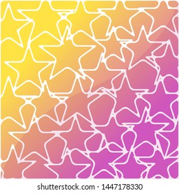 Collection Many Intersecting Stars Vector Stock Vector (Royalty Free ...