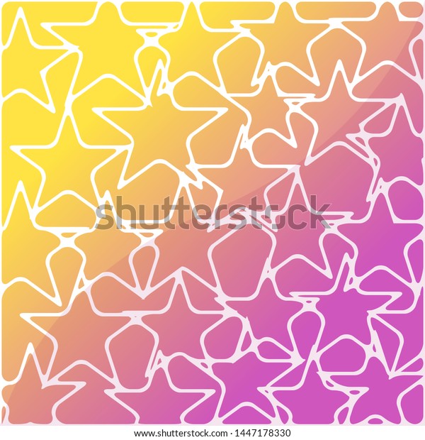 Collection Many Intersecting Stars Vector Stock Vector (Royalty Free ...