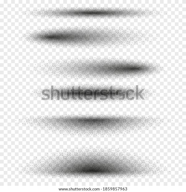 Collection Oval Shadings Gradient Shading Vector Stock Vector (Royalty ...