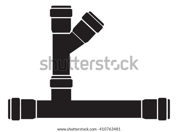 Collection Plumbing Pipe Various Angles Stock Vector (Royalty Free ...