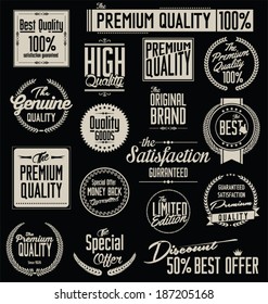 Advertising Design Elements Banners Decorative Details Stock Vector ...