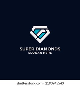 Collection S Diamond Logos Diamond Logos Stock Vector (Royalty Free ...