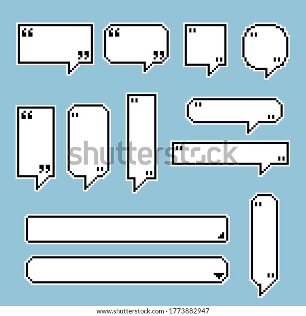 Collection Set Retro Game 8 Bit Stock Vector (Royalty Free) 1773882947