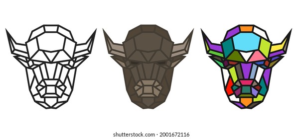 2,221 Geometric Buffalo Head Images, Stock Photos & Vectors | Shutterstock
