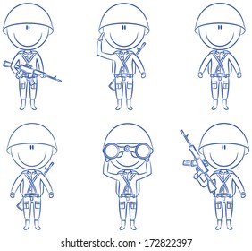 6,328 Soldier Doodle Images, Stock Photos & Vectors | Shutterstock
