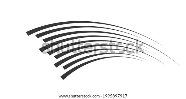 Collection Speed Lines Isolated On Transparent Stock Vector (Royalty ...