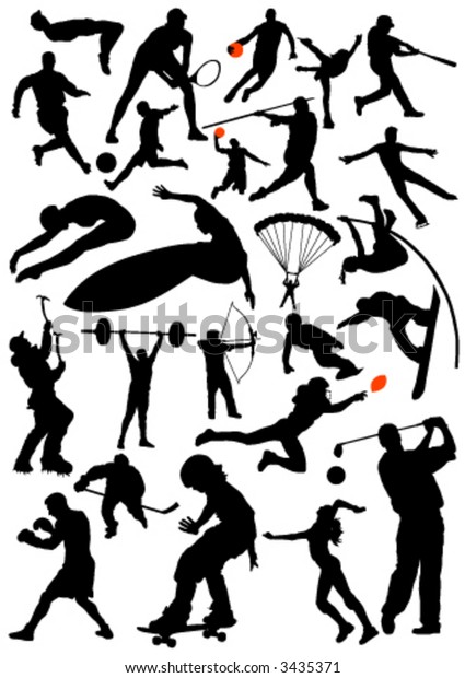 collection of sports vector ...