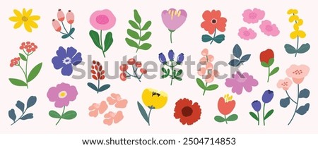 Modern Flower Clipart | Free download on ClipArtMag